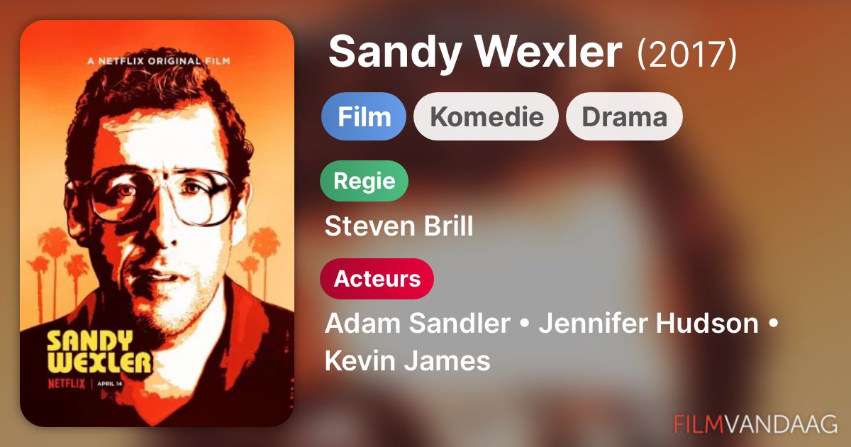 Sandy Wexler (film, 2017) kopen op dvd of blu-ray - FilmVandaag.nl