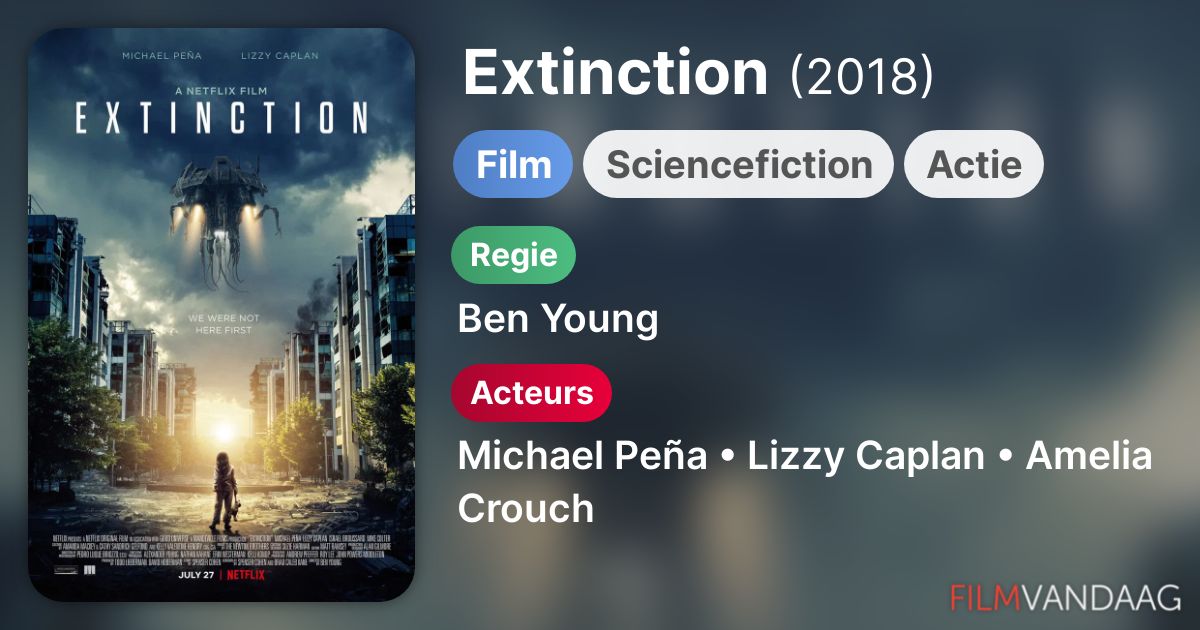 Extinction (film, 2018) - FilmVandaag.nl