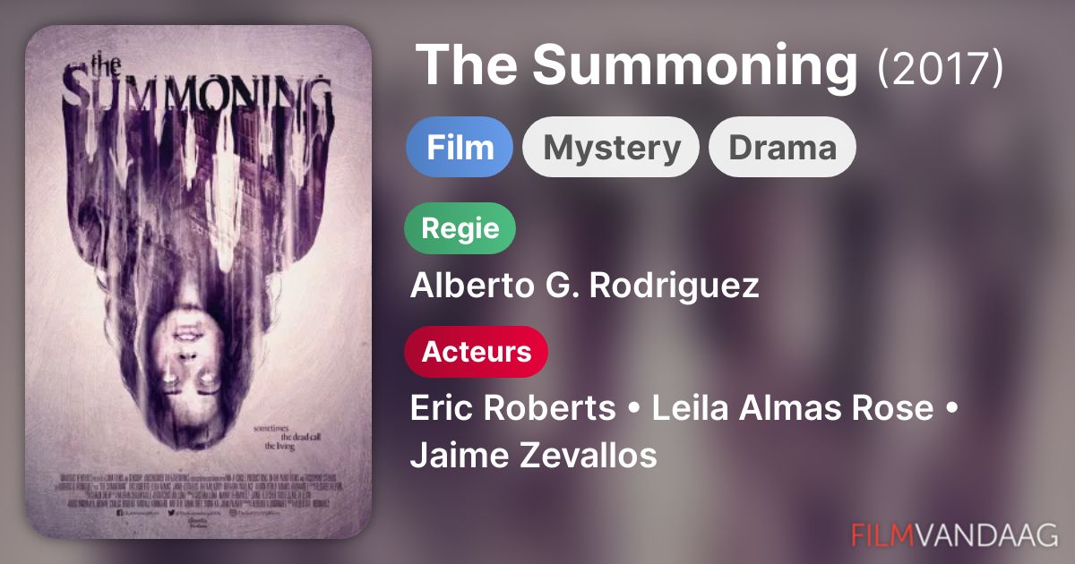 The Summoning (film, 2017) Nu Online Kijken - FilmVandaag.nl