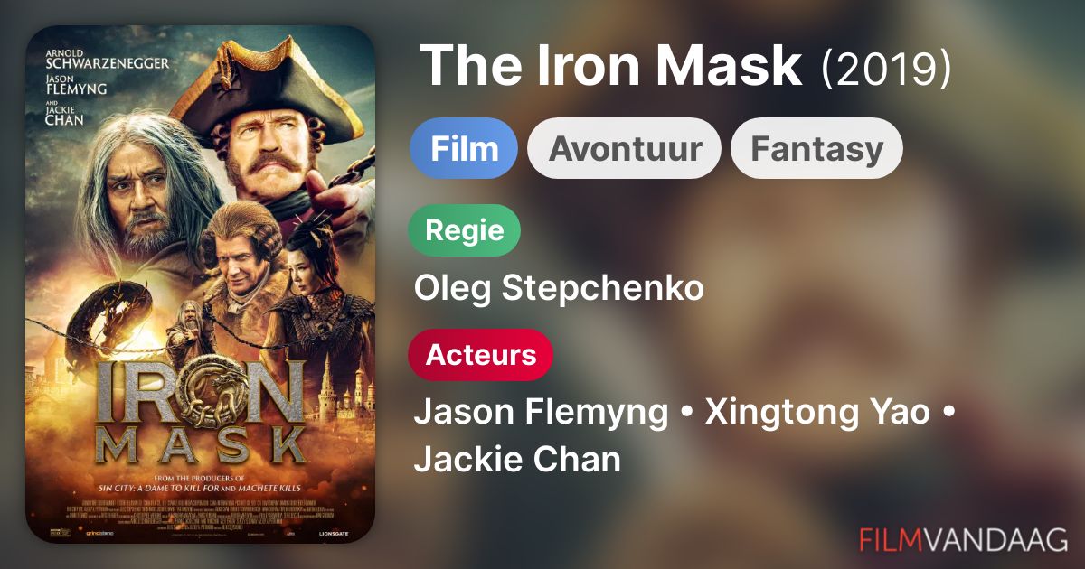 The Iron Mask (film, 2019) - FilmVandaag.nl