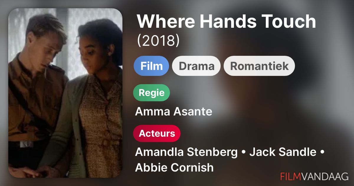 Where Hands Touch (film, 2018) - FilmVandaag.nl