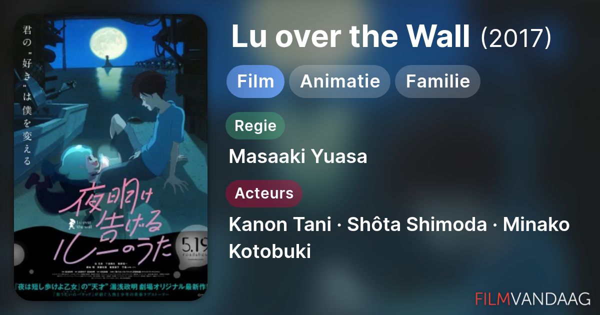 Lu over the Wall (film, 2017) - FilmVandaag.nl
