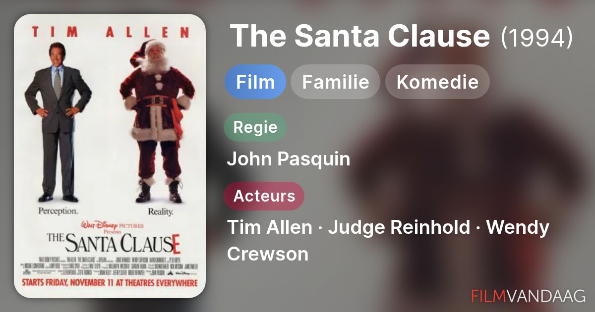 The Santa Clause (film, 1994) - FilmVandaag.nl