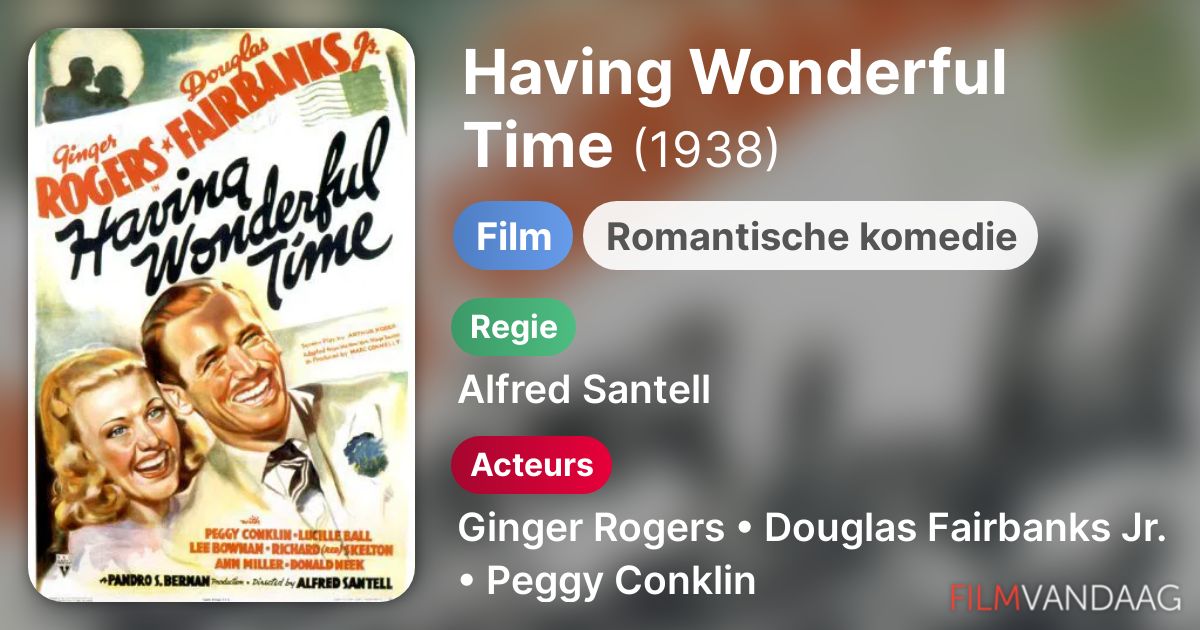 Having Wonderful Time (film, 1938) - FilmVandaag.nl