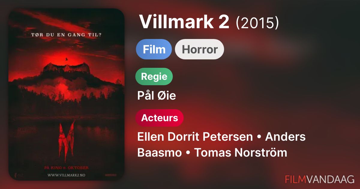 Villmark 2 (film, 2015) - FilmVandaag.nl