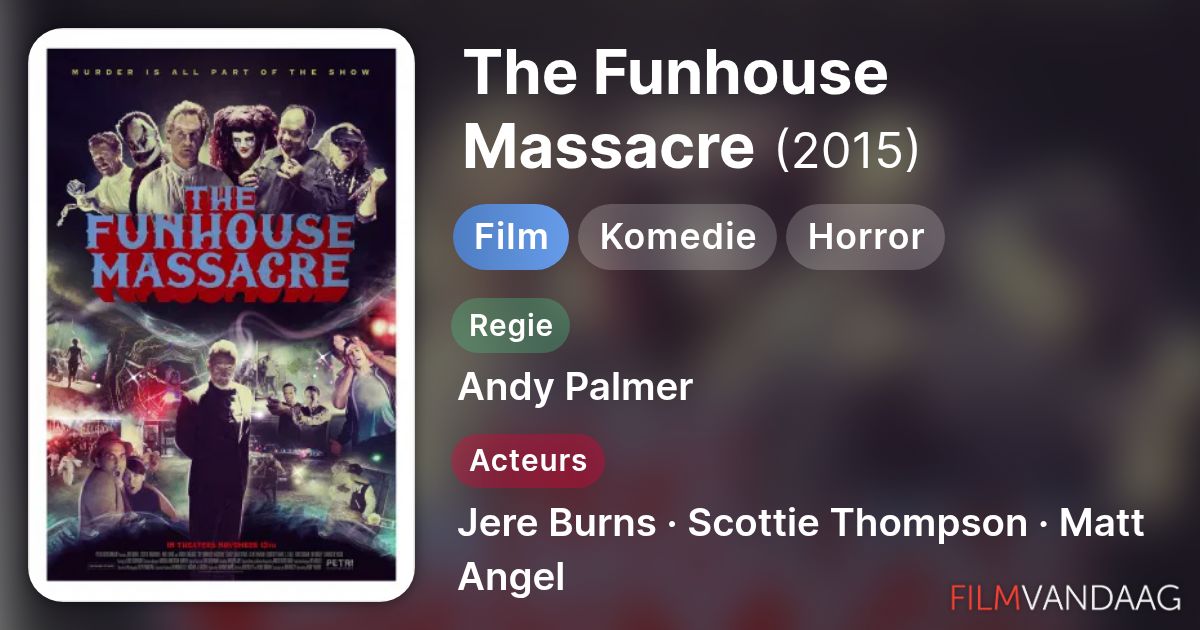 The Funhouse Massacre (film, 2015) - FilmVandaag.nl