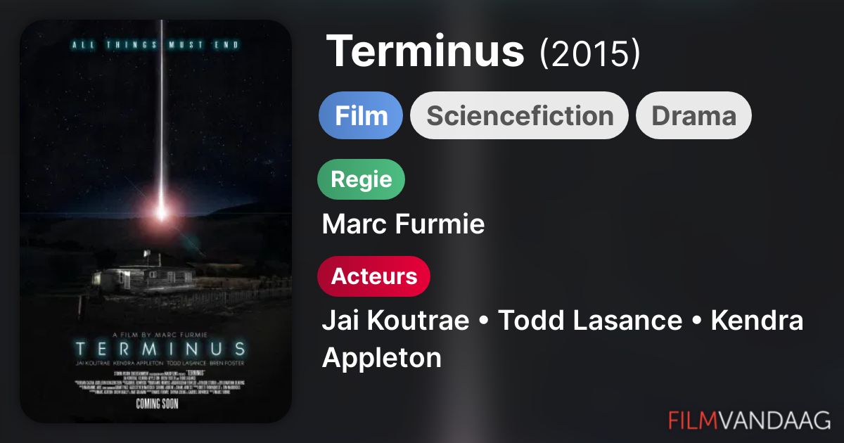 Terminus (film, 2015) - FilmVandaag.nl