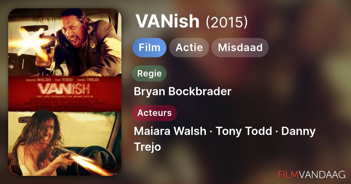 VANish (film, 2015) - FilmVandaag.nl