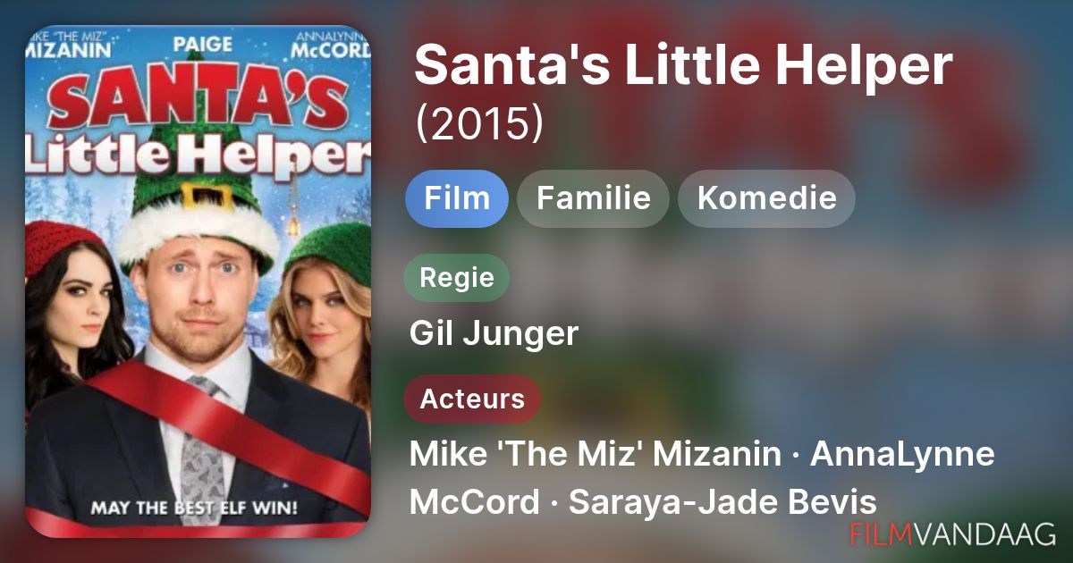 Santa's Little Helper (film, 2015) - FilmVandaag.nl