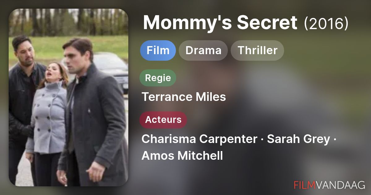 Mommys Secret Film 2016 Filmvandaag Nl