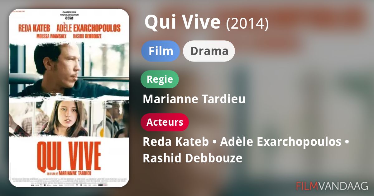 Qui Vive (film, 2014) - FilmVandaag.nl