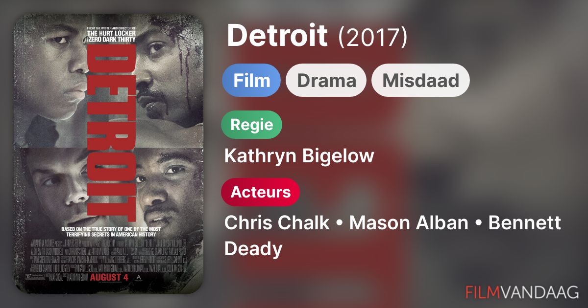 Detroit (film, 2017) - FilmVandaag.nl
