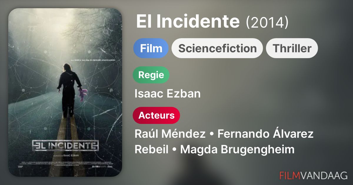 El Incidente (film, 2014) - FilmVandaag.nl