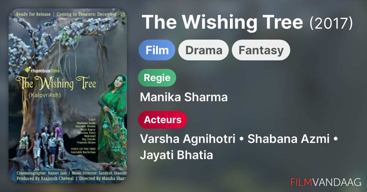 The Wishing Tree (film, 2017) - FilmVandaag.nl