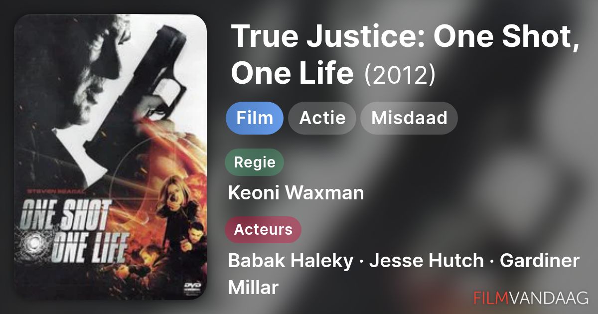True Justice: One Shot, One Life (film, 2012) - FilmVandaag.nl