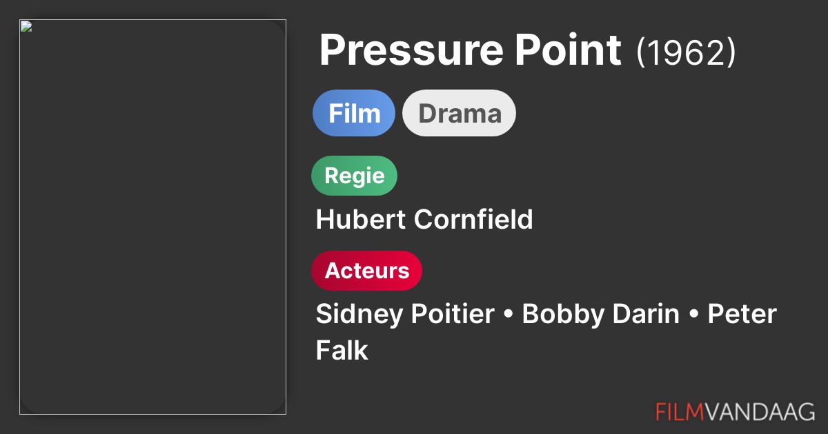 Pressure Point (film, 1962) - FilmVandaag.nl