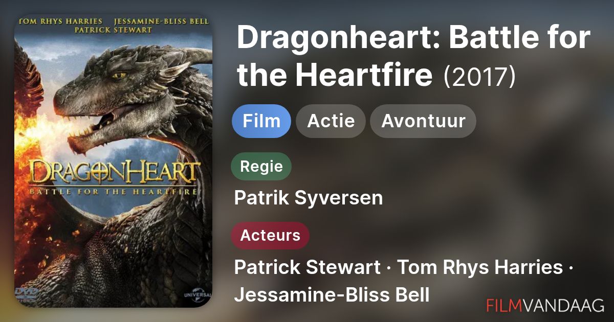 Dragonheart: Battle for the Heartfire (film, 2017) - FilmVandaag.nl