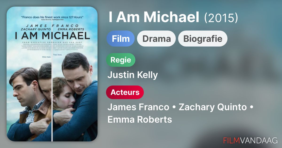 I Am Michael (film, 2015) kopen op dvd of blu-ray - FilmVandaag.nl