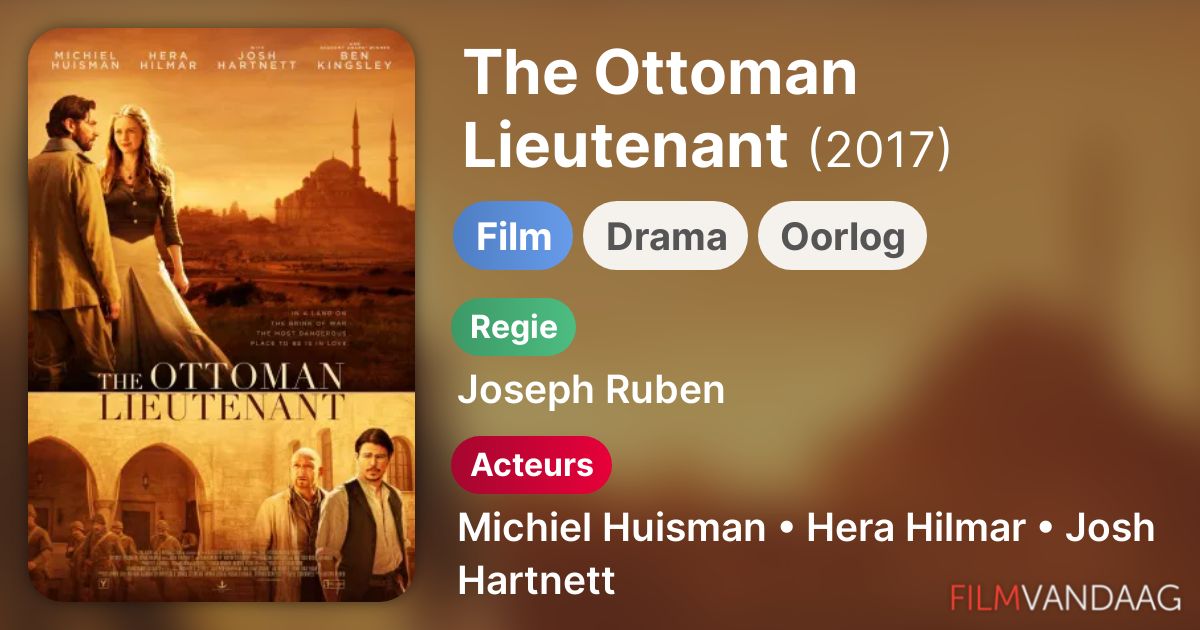 The Ottoman Lieutenant (film, 2016) - FilmVandaag.nl