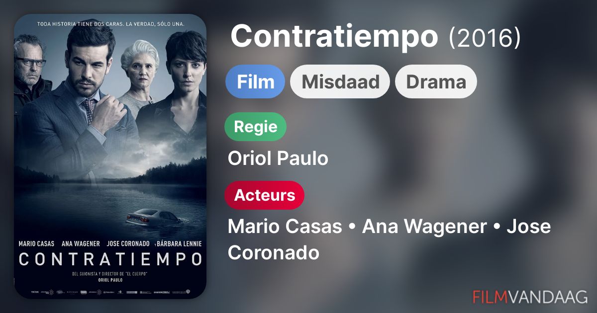 Contratiempo (film, 2016) - FilmVandaag.nl