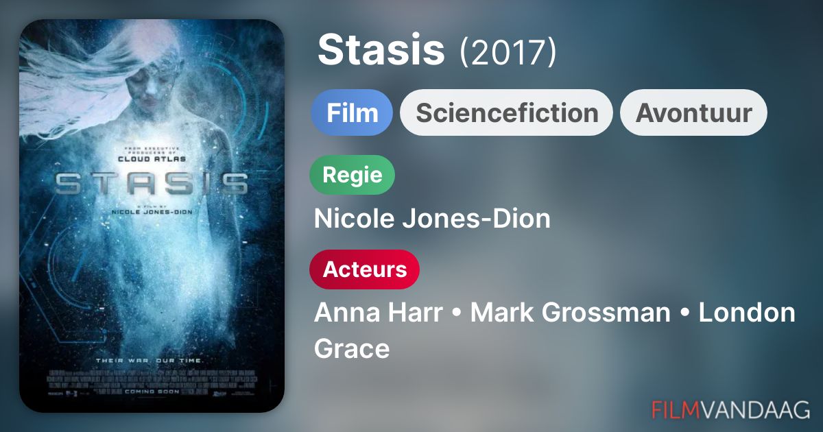 Stasis (film, 2017) - FilmVandaag.nl