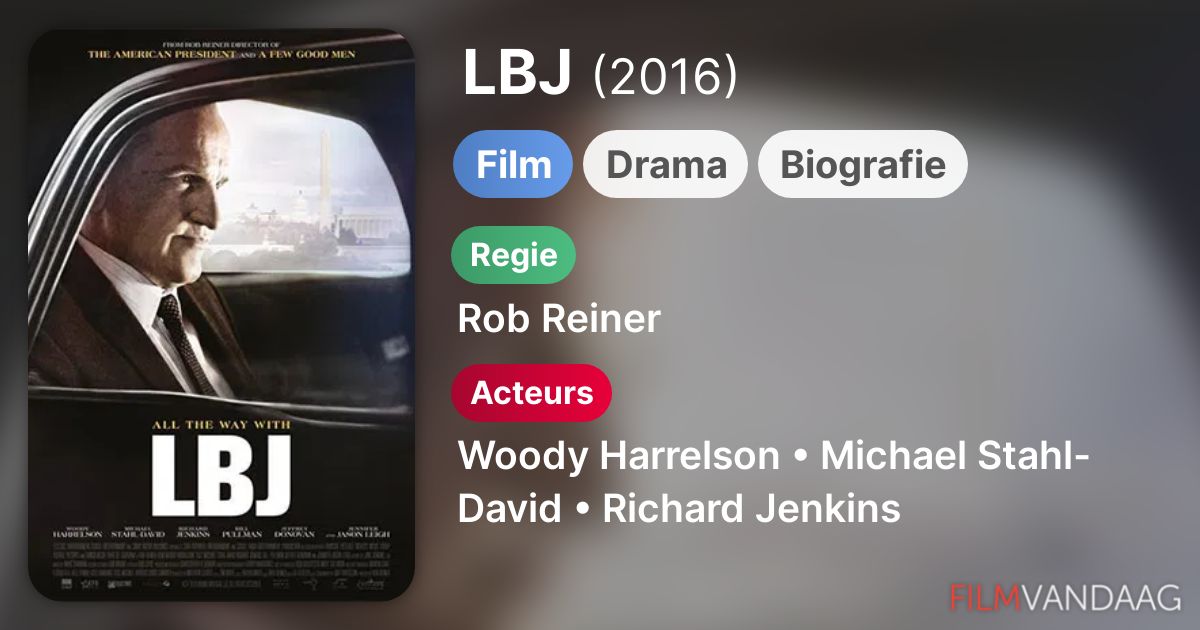 LBJ (film, 2016) - FilmVandaag.nl