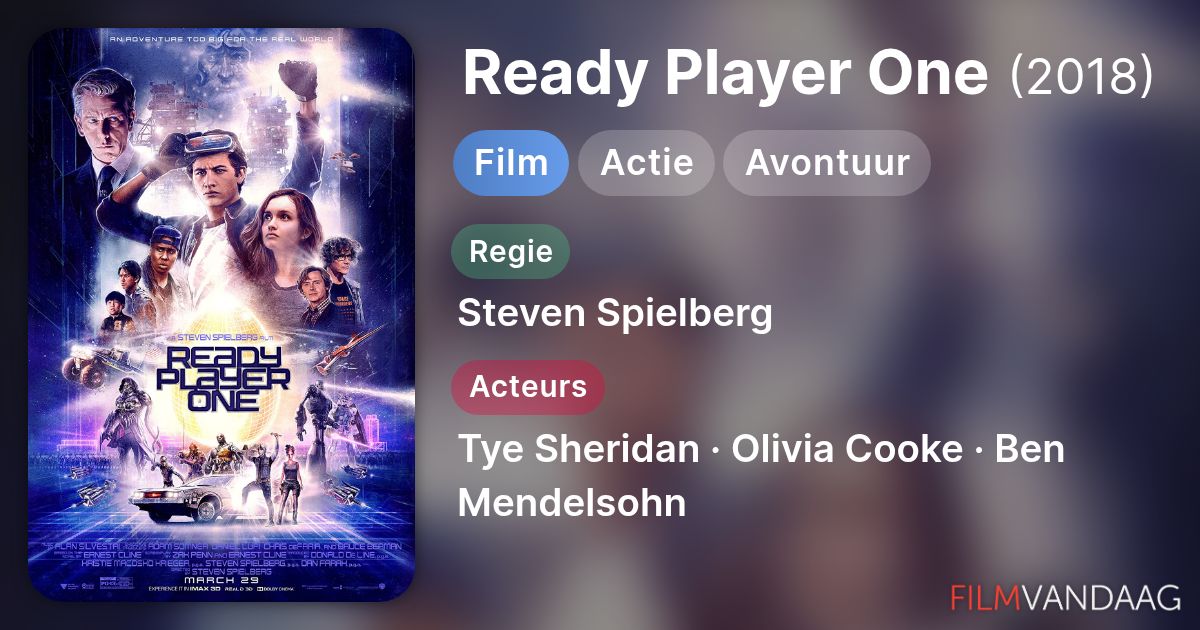 Ready Player One (film, 2018) - FilmVandaag.nl