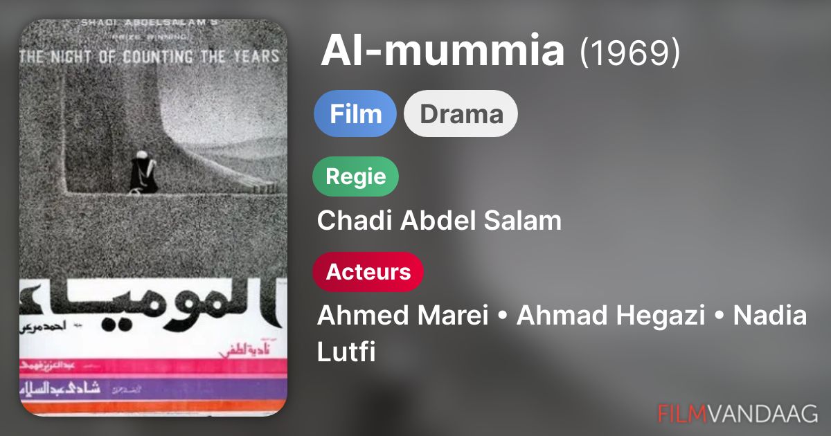 Al-mummia (film, 1969) - FilmVandaag.nl