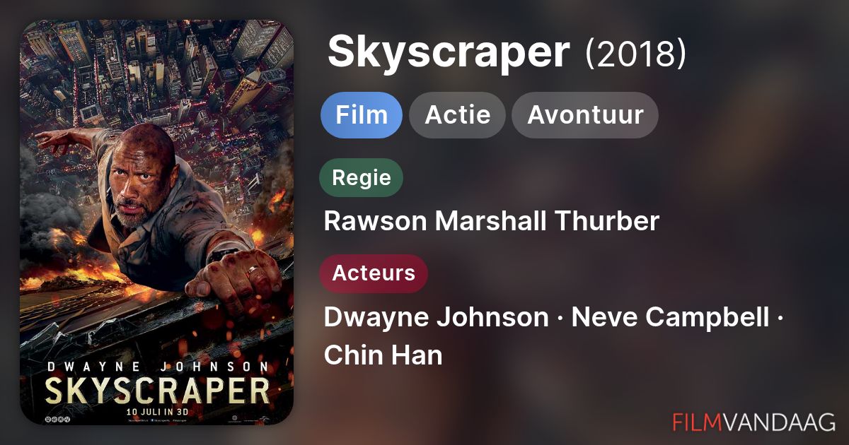 Skyscraper (film, 2018) - FilmVandaag.nl