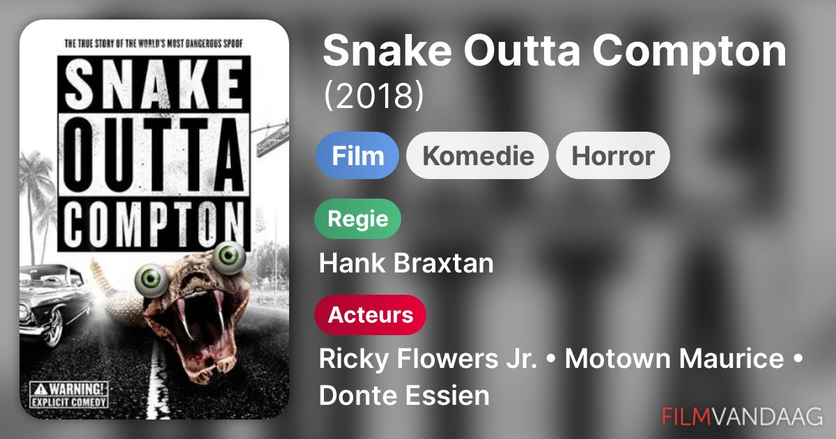 Snake Outta Compton (film, 2018) - FilmVandaag.nl