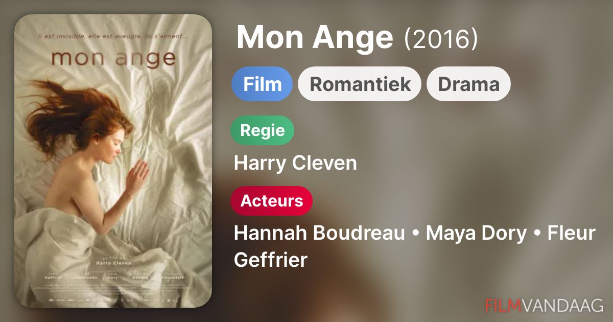 Mon Ange (film, 2016) - FilmVandaag.nl