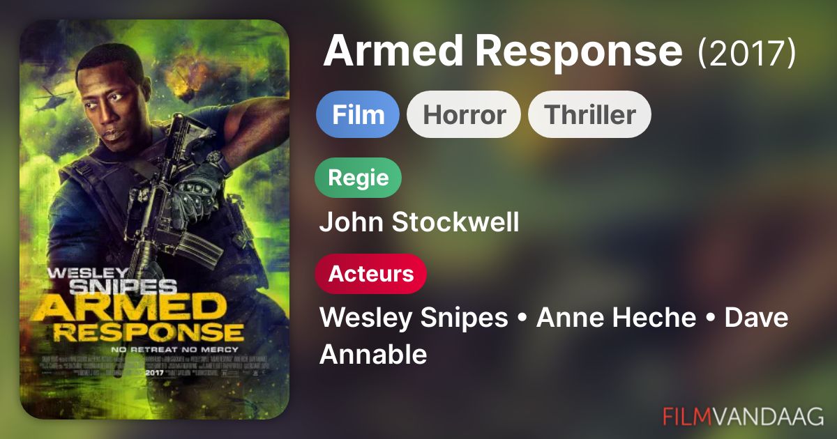 Armed Response (film, 2017) - FilmVandaag.nl