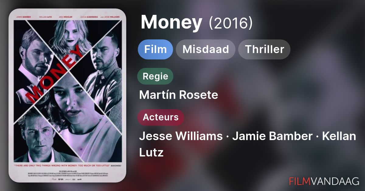 Money (film, 2016) - FilmVandaag.nl