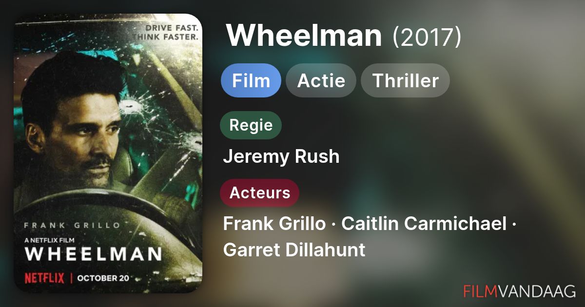 Wheelman (film, 2017) - FilmVandaag.nl