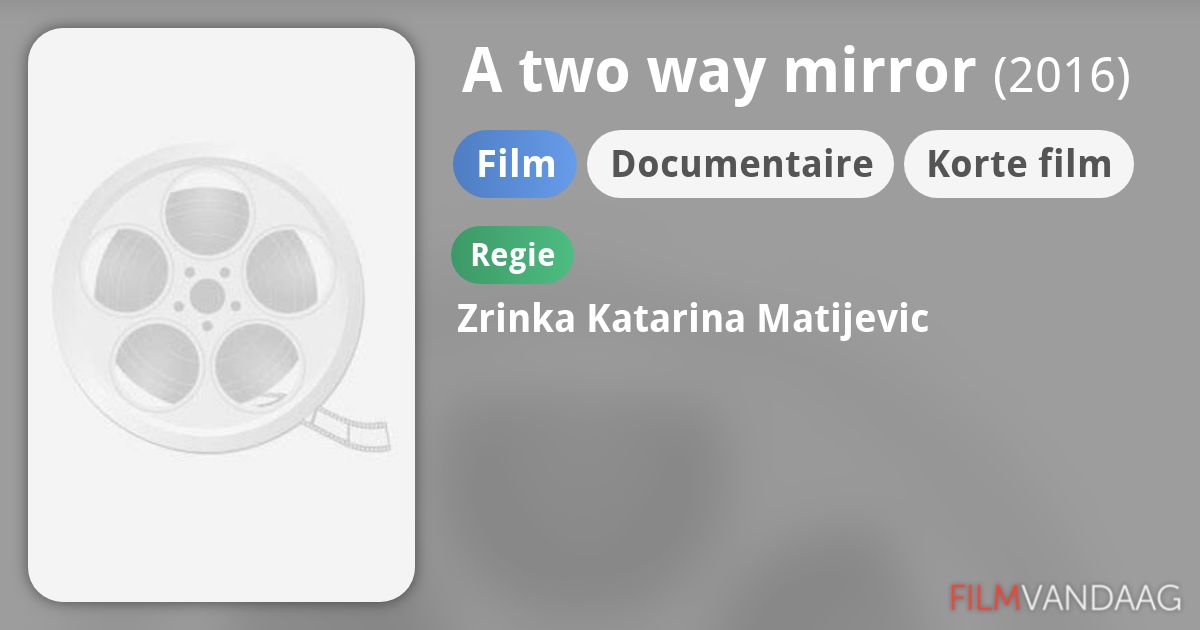 A two way mirror (film, 2016) - FilmVandaag.nl