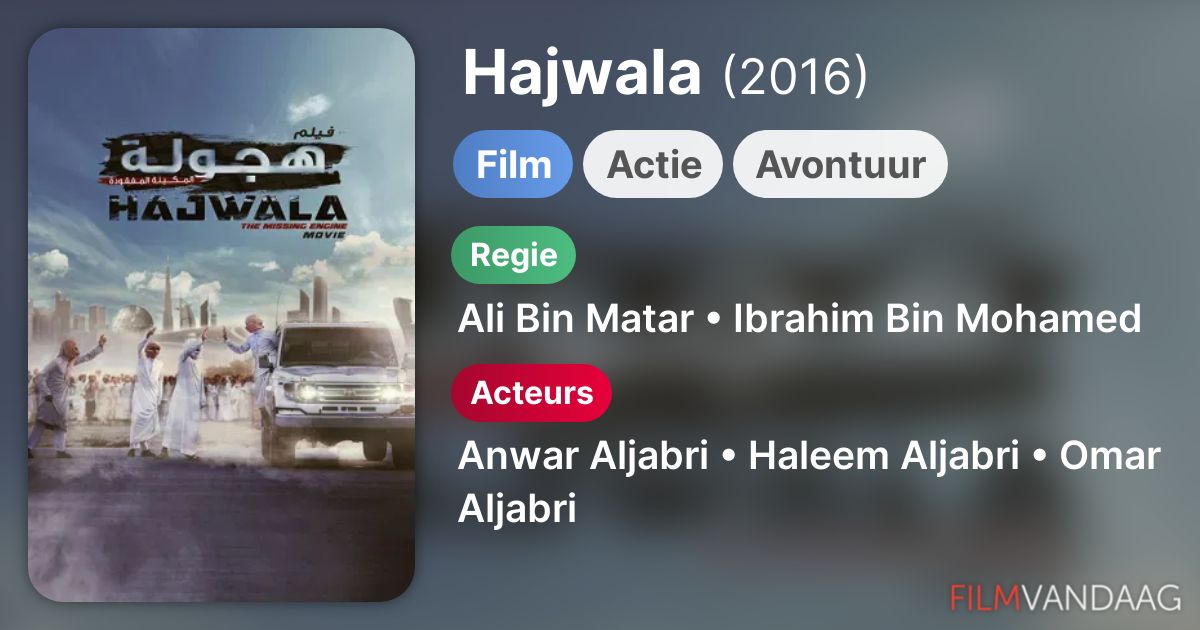 Hajwala (film, 2017) - FilmVandaag.nl