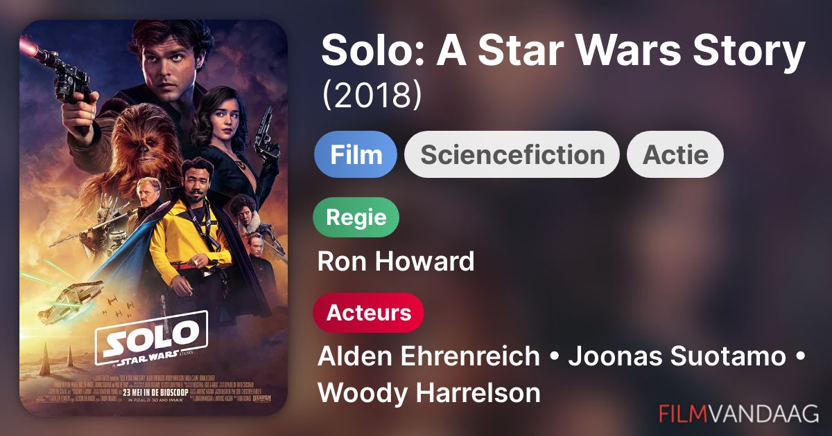 Solo: A Star Wars Story (film, 2018) - FilmVandaag.nl