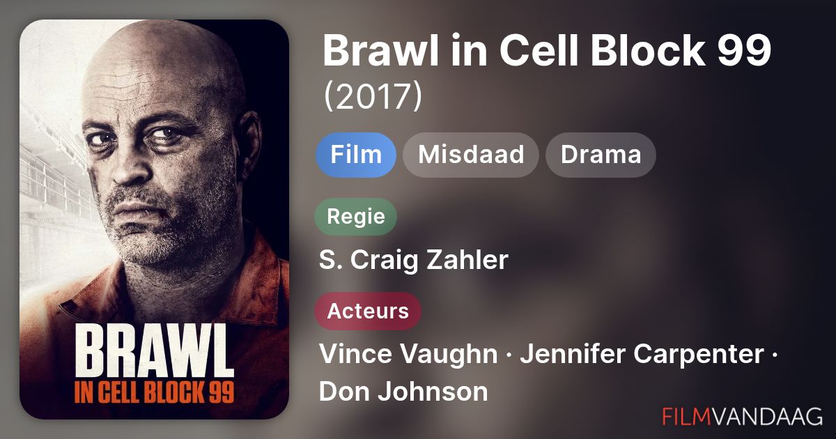 Brawl in Cell Block 99 (film, 2017) - FilmVandaag.nl