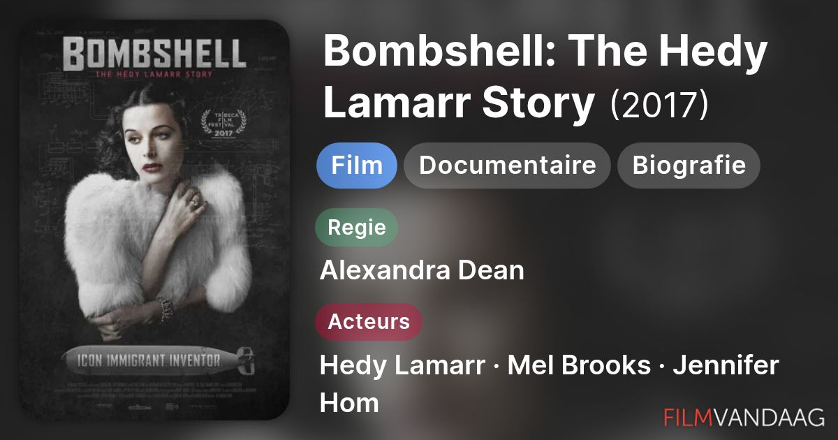 Bombshell: The Hedy Lamarr Story (film, 2017) Nu Online Kijken ...