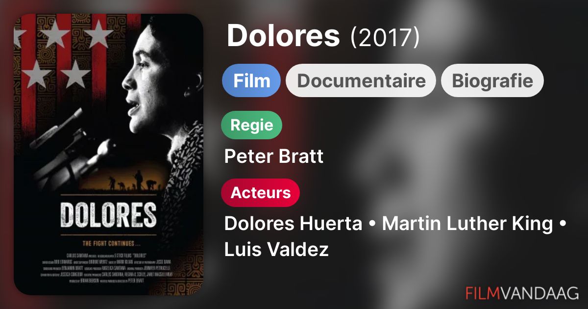 Dolores (film, 2017) - FilmVandaag.nl