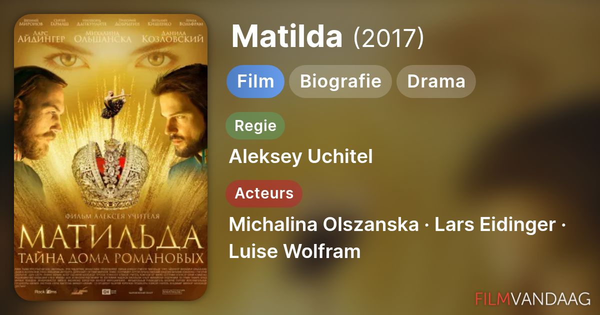 Matilda (film, 2017) - FilmVandaag.nl