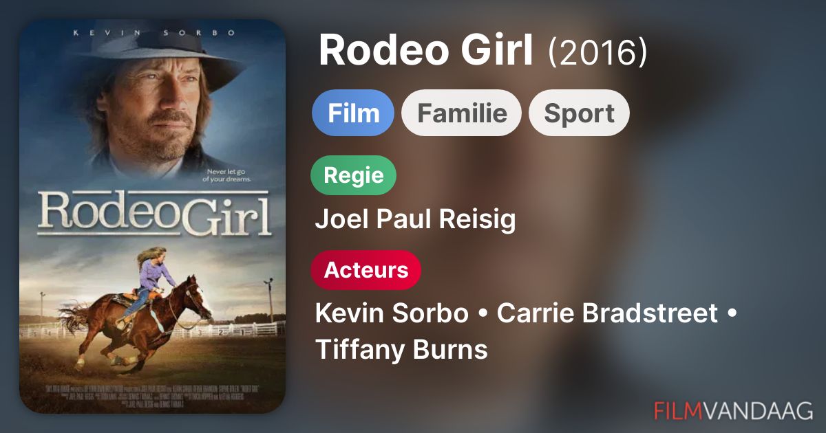 Rodeo Girl (film, 2016) - FilmVandaag.nl