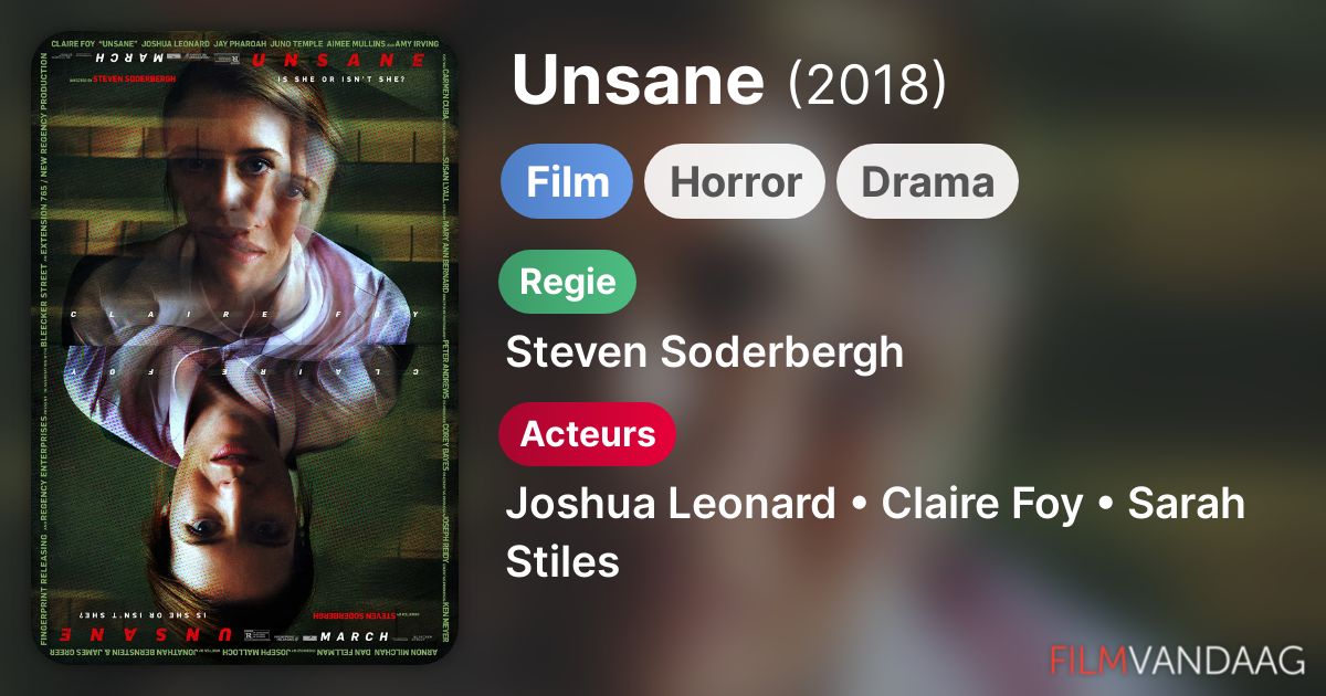 Unsane (film, 2018) - FilmVandaag.nl