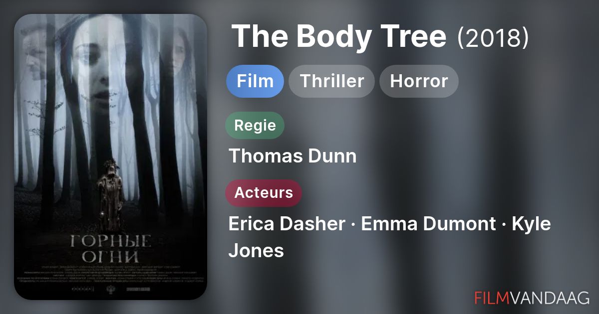 The Body Tree (film, 2018) - FilmVandaag.nl