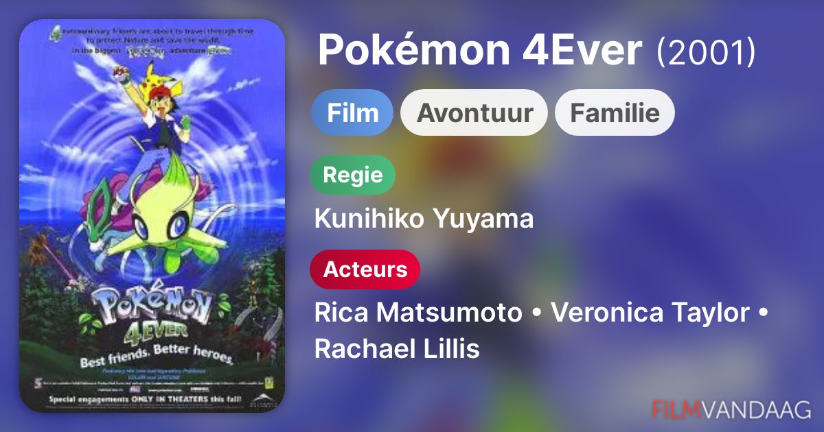 Pokémon 4Ever (film, 2001) - FilmVandaag.nl