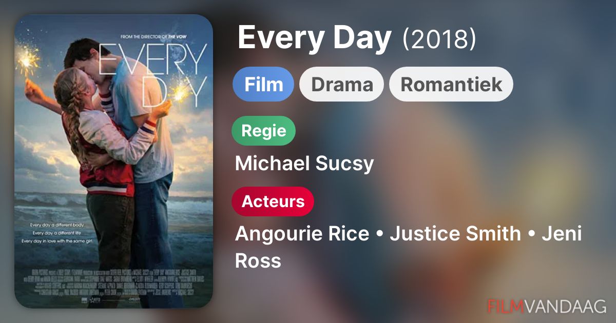 Every Day (film, 2018) - FilmVandaag.nl