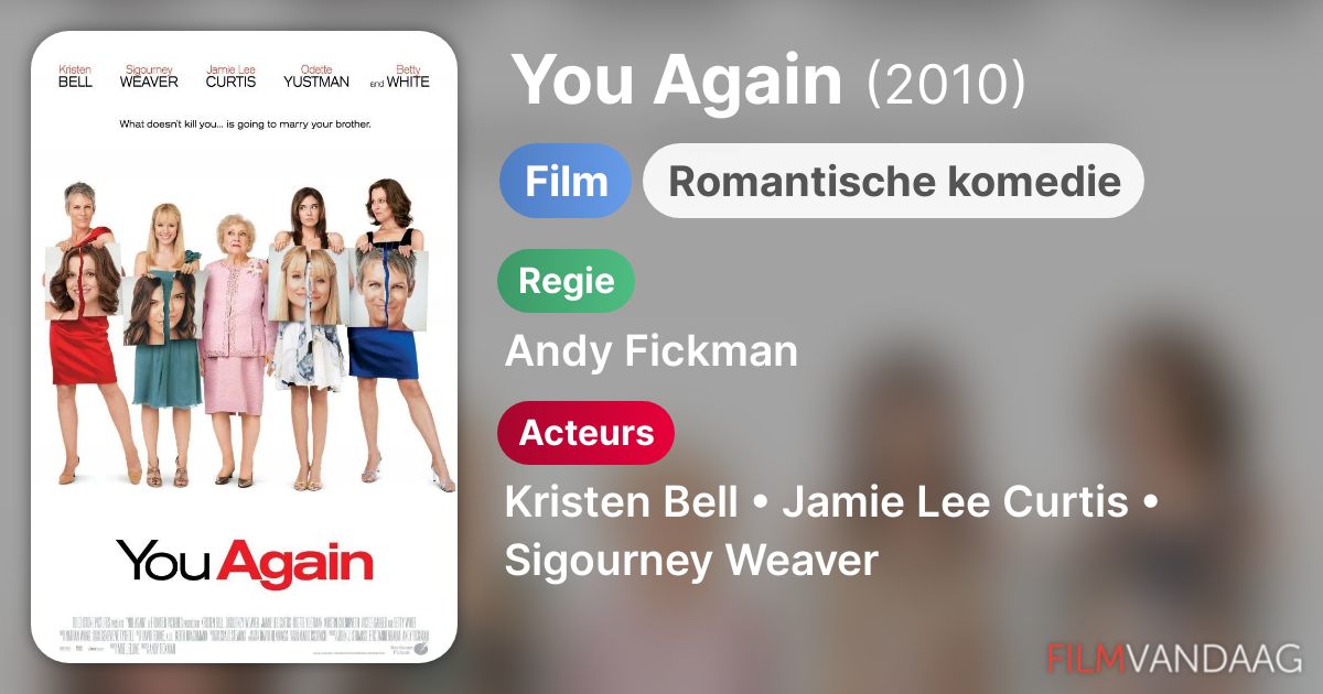 You Again (film, 2010) - FilmVandaag.nl
