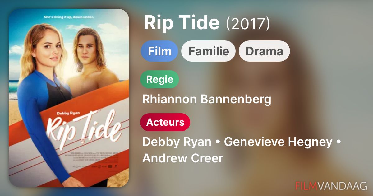 Rip Tide (film, 2017) - FilmVandaag.nl