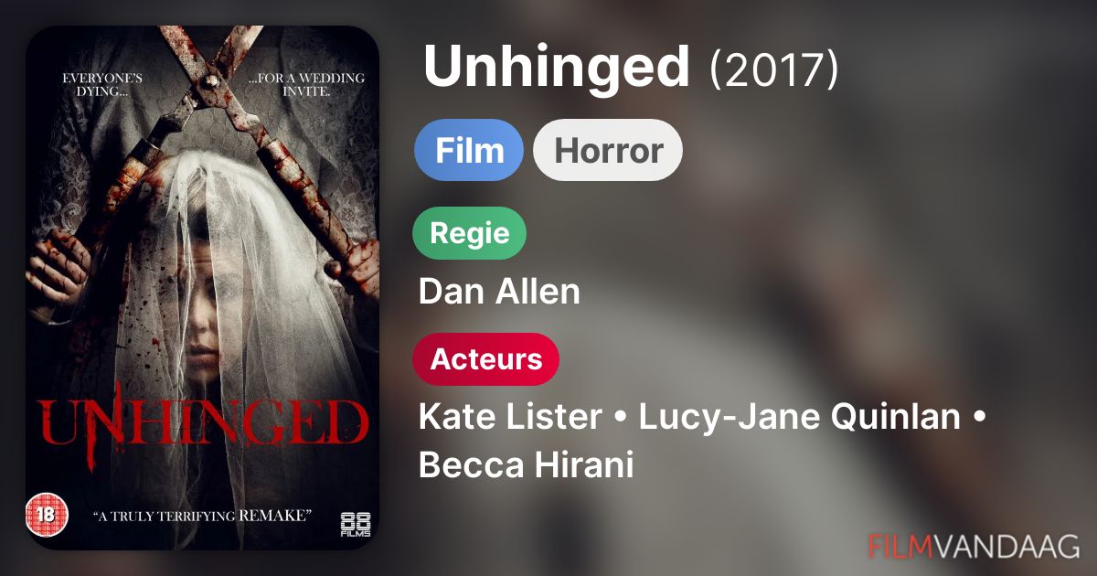 Unhinged (film, 2017) - FilmVandaag.nl