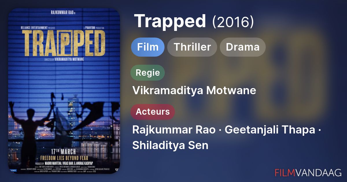 Trapped (film, 2016) - FilmVandaag.nl